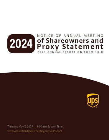 Annual Reports :: United Parcel Service, Inc. (UPS)